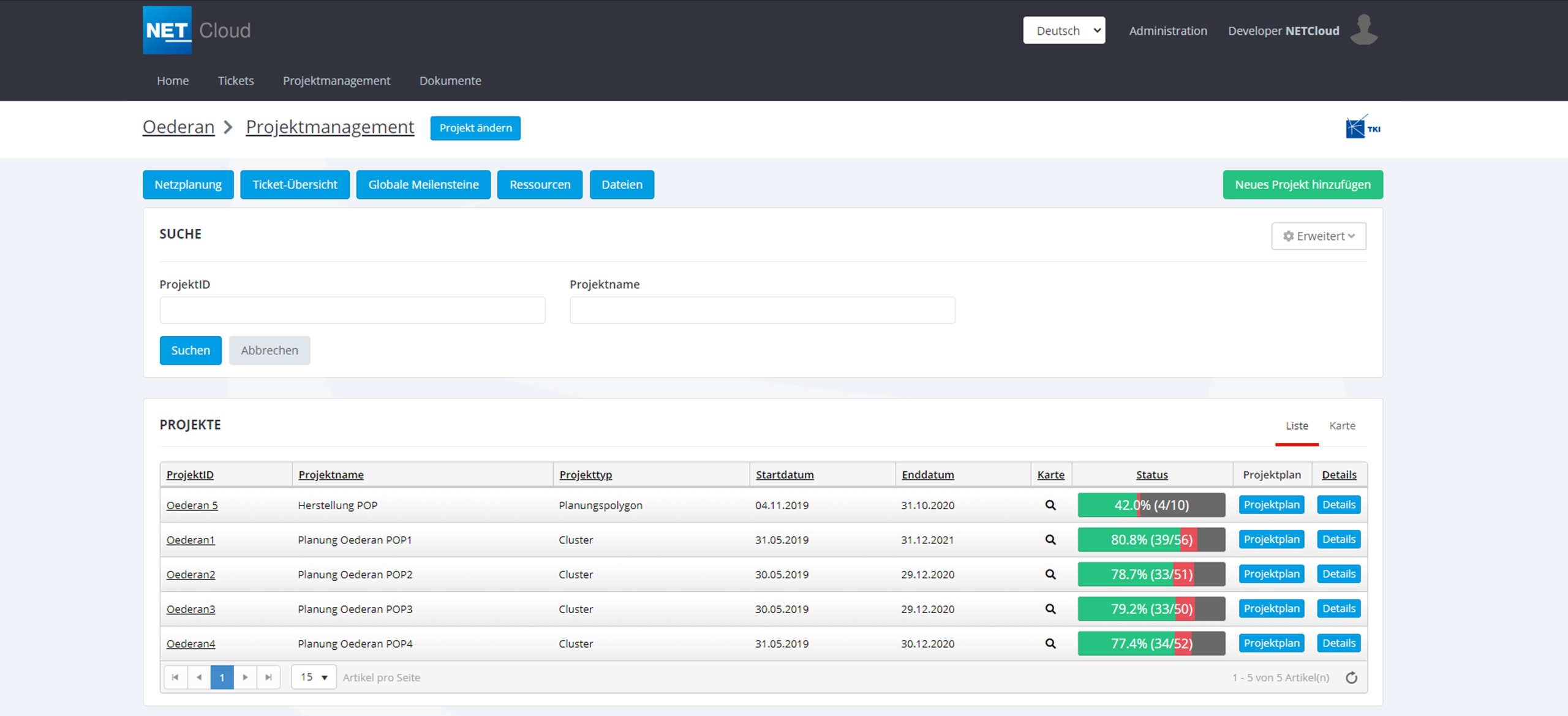 Der mobiler Zugriff auf Ihre Netz­daten mit NET Cloud | TKI Software